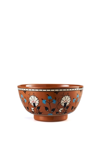 Har Karanfil Çinili Büyük Boy Kase Çok Renkli Har Karanfil Çinili Büyük Boy Kase Çok Renkli