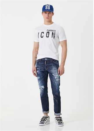 Dsquared2 Erkek Cool Guy Lacivert Jean Pantolon 44 It Dsquared2 Erkek Cool Guy Lacivert Jean Pantolon 44 It