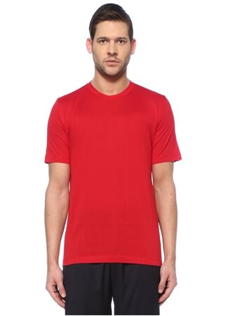 Kiton Erkek Kırmızı Basic T-shirt XL EU