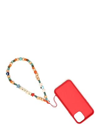 Giena Kadın Ailag Colorblocked Logolu Telefon Askısı EU