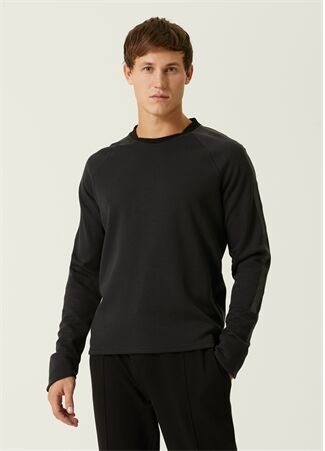 Isaora Erkek Siyah Sweatshirt S EU