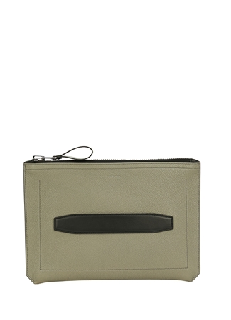 Tom Ford Erkek Gri Deri El Portföyü EU