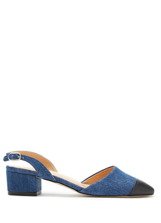 Beymen Club Kadın Lacivert Jean Dokulu Topuklu Ayakkabı Mavi 36 EU Beymen Club Kadın Lacivert Jean Dokulu Topuklu Ayakkabı Mavi 36 EU