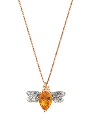 Bee Goddess Kadın Altın Rengi Kolye EU