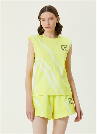 Forte Dei Marmi Couture Kadın Neon Sarı Bisiklet Yaka Desenli Kolsuz T-shirt S Eu Forte Dei Marmi Couture Kadın Neon Sarı Bisiklet Yaka Desenli Kolsuz T-shirt S Eu