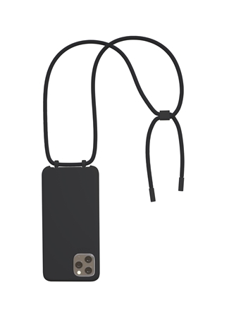 Bonibi Siyah Askılı iPhone Pro Telefon Kılıfı EU