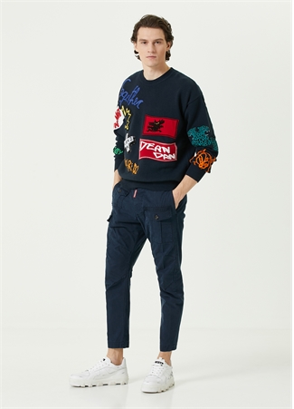 Dsquared2 Erkek Pantolon Lacivert 46 It Dsquared2 Erkek Pantolon Lacivert 46 It