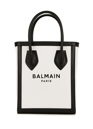 Balmain Kadın Beyaz Logo Detaylı Çanta EU