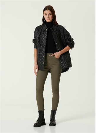 Network Kadın Slim Fit Yağ Yeşili Denim Pantolon Yeşil 30 EU Network Kadın Slim Fit Yağ Yeşili Denim Pantolon Yeşil 30 EU