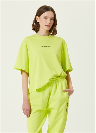 Les Benjamins Kadın Oversize Neon Sarı Bisiklet Yaka Crop T-shirt L Eu Les Benjamins Kadın Oversize Neon Sarı Bisiklet Yaka Crop T-shirt L Eu