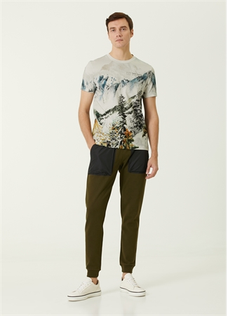 Tommy Hilfiger Erkek Haki Beli Kordonlu Organik Pamuk Eşofman Altı Yeşil S EU Tommy Hilfiger Erkek Haki Beli Kordonlu Organik Pamuk Eşofman Altı Yeşil S EU