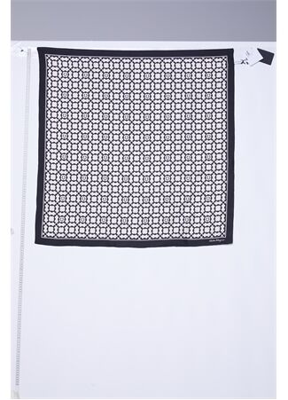 Salvatore Ferragamo Kadın Siyah Beyaz Desenli İpek Fular Eu Salvatore Ferragamo Kadın Siyah Beyaz Desenli İpek Fular Eu