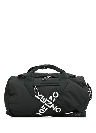 Kenzo Kadın Big X Siyah Logolu Seyahat Çantası EU Kenzo Kadın Big X Siyah Logolu Seyahat Çantası EU