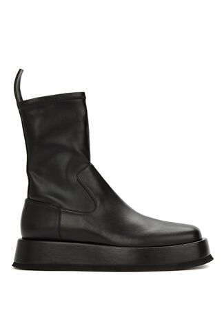 Gia Borghini Kadın Siyah Deri Bot 36 EU