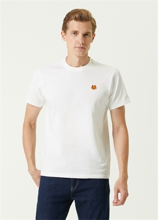 Kenzo Erkek Beyaz Logo Patchli T-shirt S EU Kenzo Erkek Beyaz Logo Patchli T-shirt S EU
