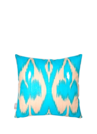 Har İkat Small Turkuaz 40x40 cm Dekoratif Yastık Mavi Har İkat Small Turkuaz 40x40 cm Dekoratif Yastık Mavi