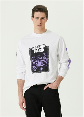 Wasted Erkek Beyaz Logolu Uzun Kollu T-shirt Xs Eu Wasted Erkek Beyaz Logolu Uzun Kollu T-shirt Xs Eu