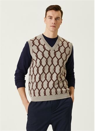 Palzileri Lab Erkek YELEK Kahverengi 50 IT