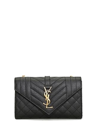 Kadın Medium Siyah Deri Omuz Çantası EU