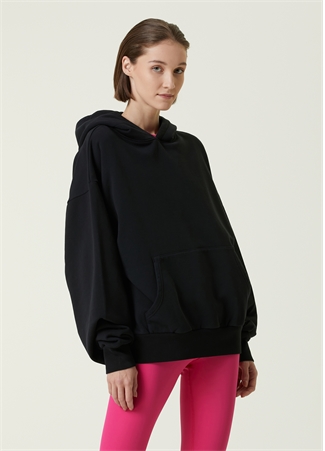7 Days Active Kadın Siyah Kapüşonlu Logolu Sweatshirt S EU 7 Days Active Kadın Siyah Kapüşonlu Logolu Sweatshirt S EU