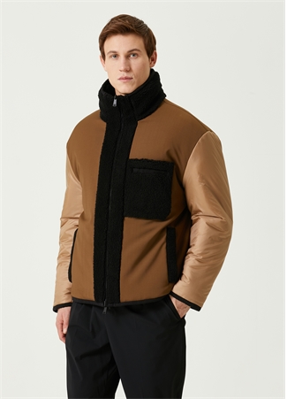 Fendi Erkek Colorblocked Çift Taraflı Yün Mont Kahverengi 50 IT Fendi Erkek Colorblocked Çift Taraflı Yün Mont Kahverengi 50 IT