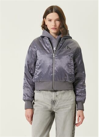 Ck Jeans Kadın Mont Gri M Eu