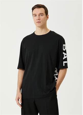 Balmain Erkek Siyah Logo Detaylı T-shirt XS EU Balmain Erkek Siyah Logo Detaylı T-shirt XS EU