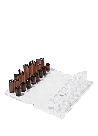 Sunnylife Çocuk Lucite Satranç ve Dama Oyunu EU Sunnylife Çocuk Lucite Satranç ve Dama Oyunu EU