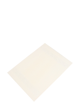 Luxuria Cowboy Beyaz Etnik Nakışlı Peçete