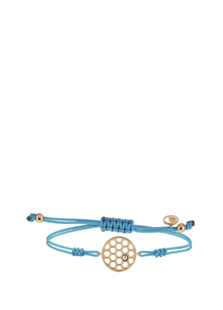 Bee Goddess Kadın Honey Mavi Altın Rengi Bileklik Pembe EU