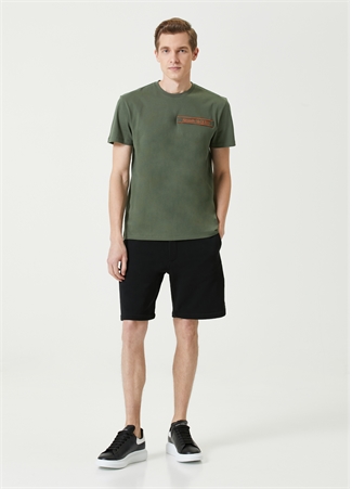 Alexander McQueen Erkek Siyah Logo Bantlı Bermuda S EU Alexander McQueen Erkek Siyah Logo Bantlı Bermuda S EU