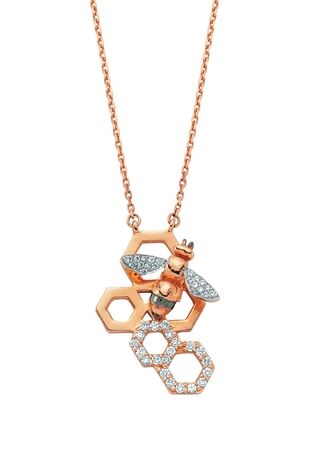 Bee Goddess Kadın Altın Rengi Kolye EU