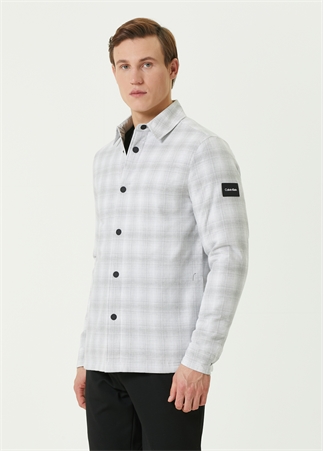 Calvin Klein Erkek Regular Fit Gri Ekoseli Gömlek L Eu Calvin Klein Erkek Regular Fit Gri Ekoseli Gömlek L Eu