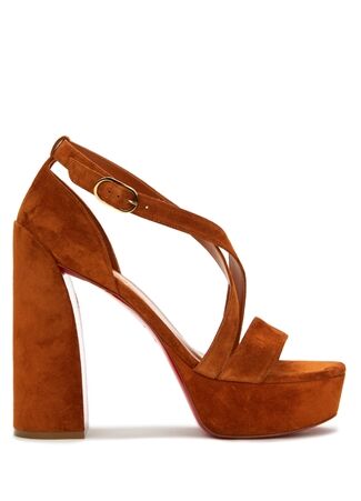 Christian Louboutin Kadın SANDALET Turuncu 36 EU Christian Louboutin Kadın SANDALET Turuncu 36 EU