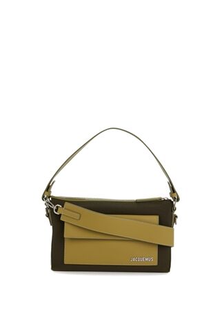 Jacquemus Kadın Le Pinu Haki Deri Omuz Çantası EU