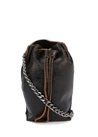 Academia Kadın Kahverengi Ağzı Büzgülü Deri Telefonluk EU Academia Kadın Kahverengi Ağzı Büzgülü Deri Telefonluk EU