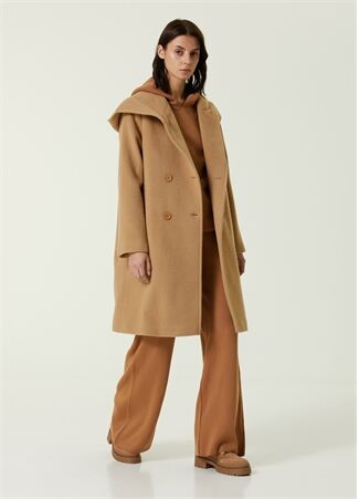 Network Kadın Regular Fit Camel Manto Kahverengi S EU Network Kadın Regular Fit Camel Manto Kahverengi S EU