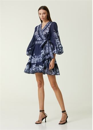 Zimmermann Kadın Elbise Lacivert 3 Us