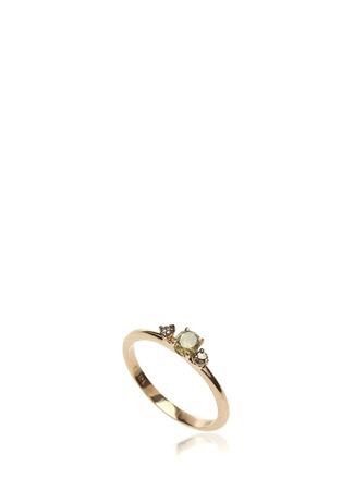 Collection-Ruel Design Kadın Taş Detaylı Altın Rengi Yüzük EU Collection-Ruel Design Kadın Taş Detaylı Altın Rengi Yüzük EU