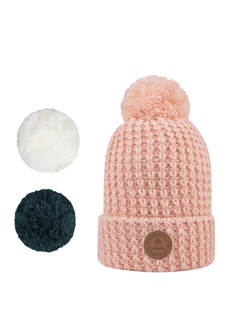 Cabaia Kadın Bandista Pembe Ponpon Detaylı Bere EU