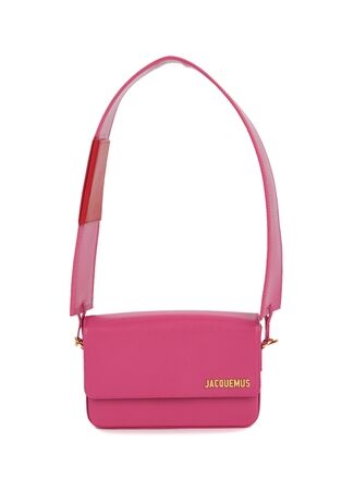 Jacquemus Kadın Le Carinu Pembe Deri Omuz Çantası EU