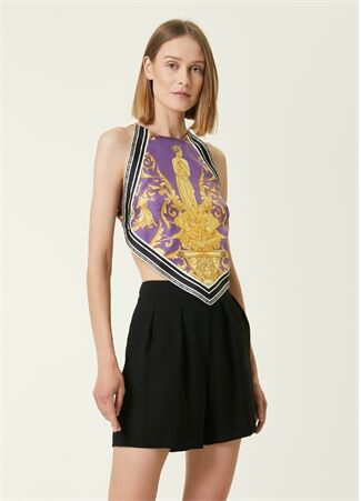 Versace Kadın Bluz Mor 38 It