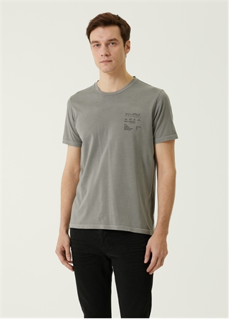 Academia Erkek Antrasit Baskılı Basic T-shirt Gri XS EU Academia Erkek Antrasit Baskılı Basic T-shirt Gri XS EU