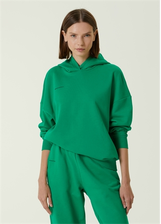 Academia Kadın Yeşil Kapüşonlu Sweatshirt XS