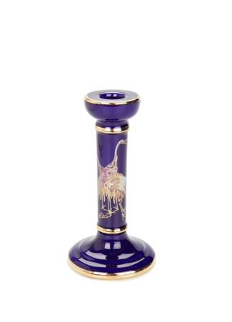 Etro Home Candelabrum Mavi Desenli Seramik Mumluk Etro Home Candelabrum Mavi Desenli Seramik Mumluk