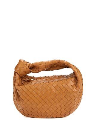 Bottega Veneta Kadın Teen Jodie Taba Deri El Çantası Turuncu EU Bottega Veneta Kadın Teen Jodie Taba Deri El Çantası Turuncu EU