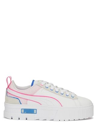 Puma Kadın Mayze Tech Beyaz Pembe Sneaker 36 EU
