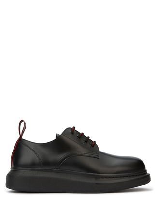 Alexander McQueen Erkek Siyah Topuğu Logo Şeritli Deri Sneaker 42 EU Alexander McQueen Erkek Siyah Topuğu Logo Şeritli Deri Sneaker 42 EU