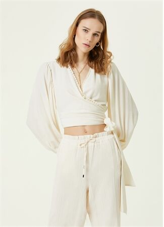 Network Kadın Bej Bluz Xs Eu