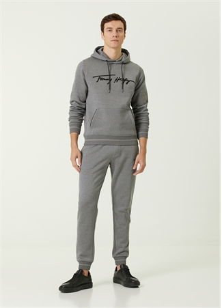 Tommy Hilfiger Erkek Elevated Gri Beli Kordonlu Jogger Eşofman Altı S EU Tommy Hilfiger Erkek Elevated Gri Beli Kordonlu Jogger Eşofman Altı S EU